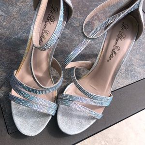 De Blossom Collection | Shoes | De Blossom Collection Silver Rhinestone ...